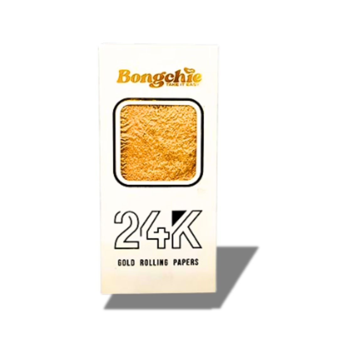Buy Bongchie 24k Gold Plated Rolling Papers – HERBBOX India