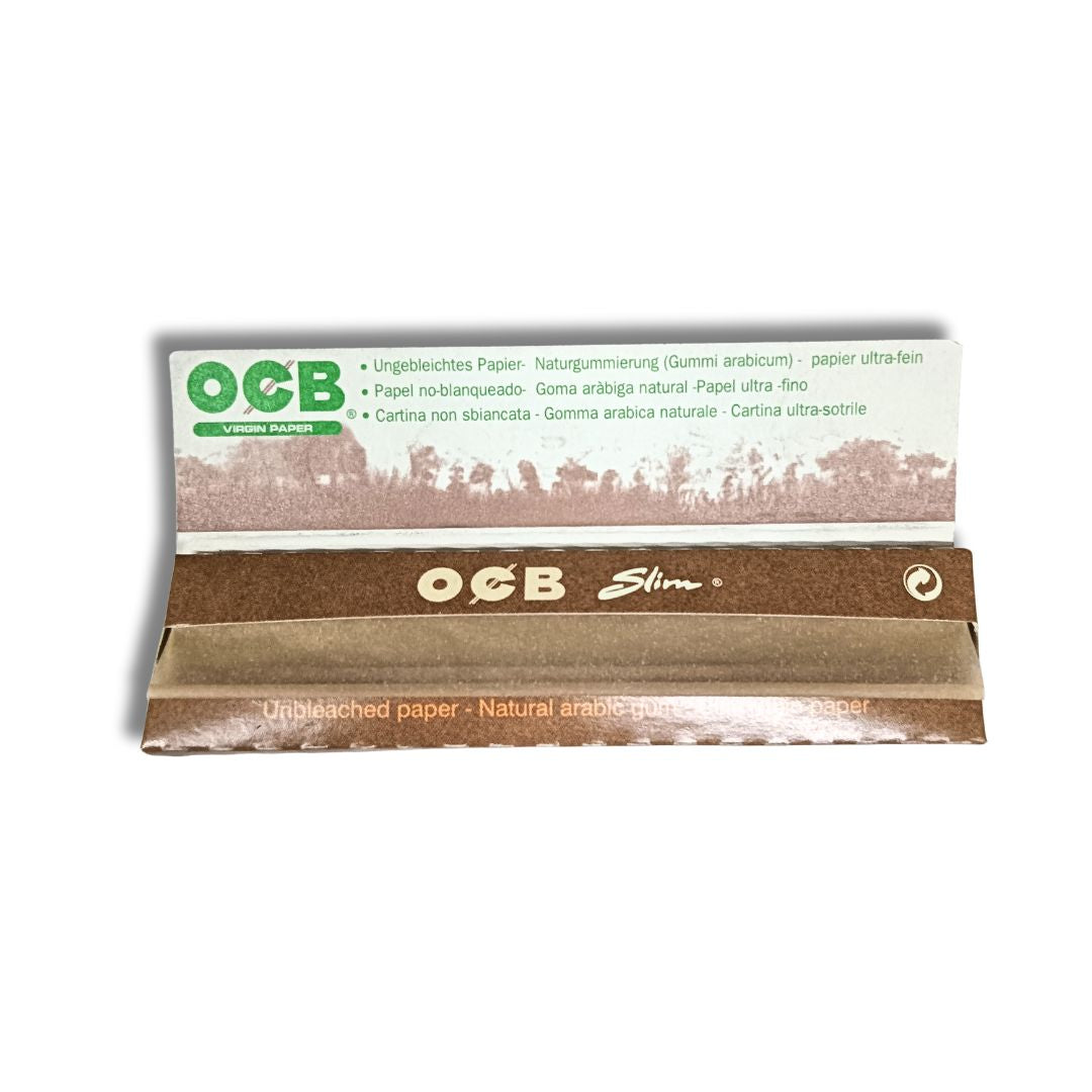Buy OCB Brown Virgin Rolling Paper - King Size – HERBBOX India