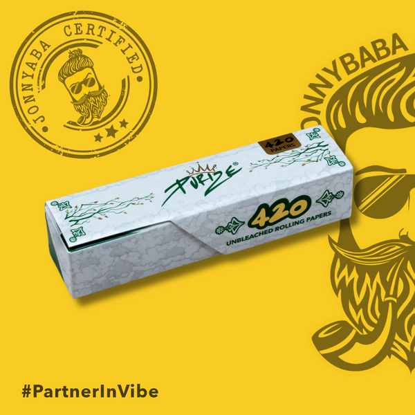 Purize 420 Rolling paper pack – HERBBOX India