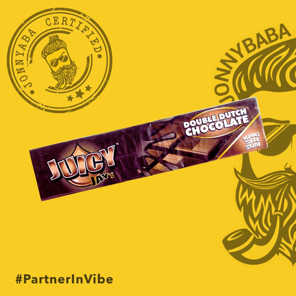 Juicy Jay Double Dutch Chocolate Rolling Paper – HERBBOX India