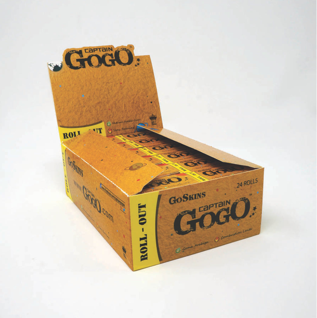 Captain Gogo brown 5M Roll ( full box ) - Pack of 24 rolls – HERBBOX India