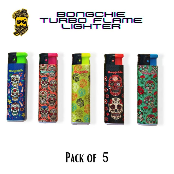 Bongchie Turbo Flame Lighter ( Pack of 5 ) – HERBBOX India
