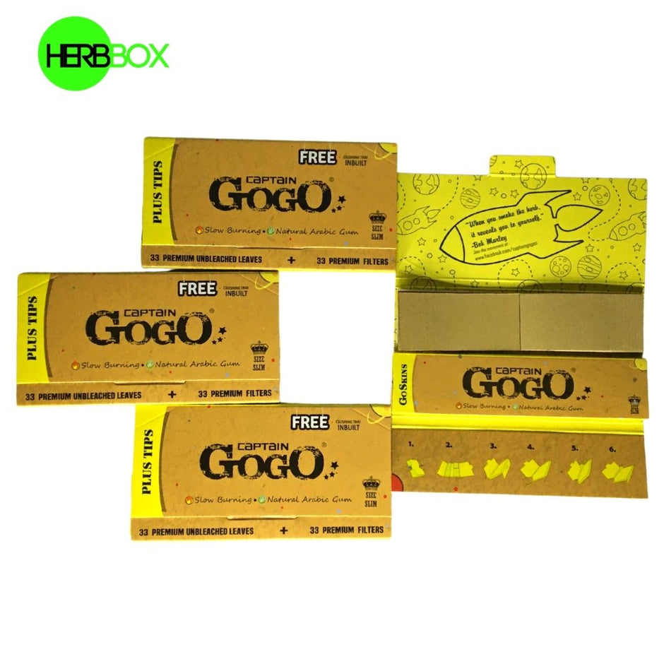 Shop For Captain GoGo Rolling Papers in India at HERBBOX – HERBBOX India