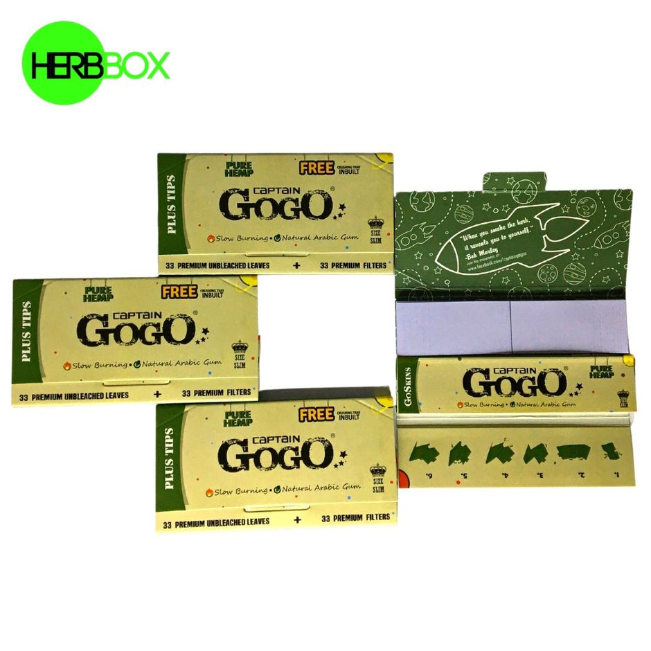 Shop For Captain GoGo Rolling Papers in India at HERBBOX – HERBBOX India